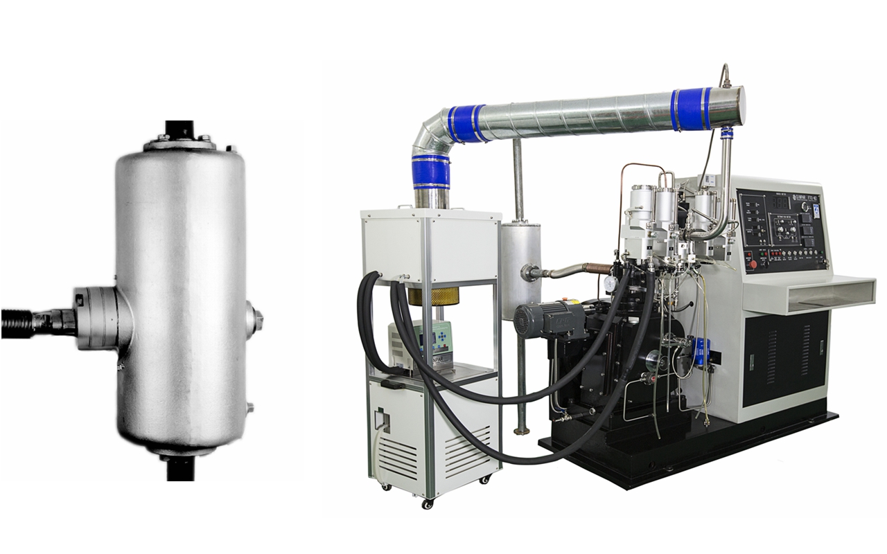 Exhaust Surge Tank System for Octane Test Engines