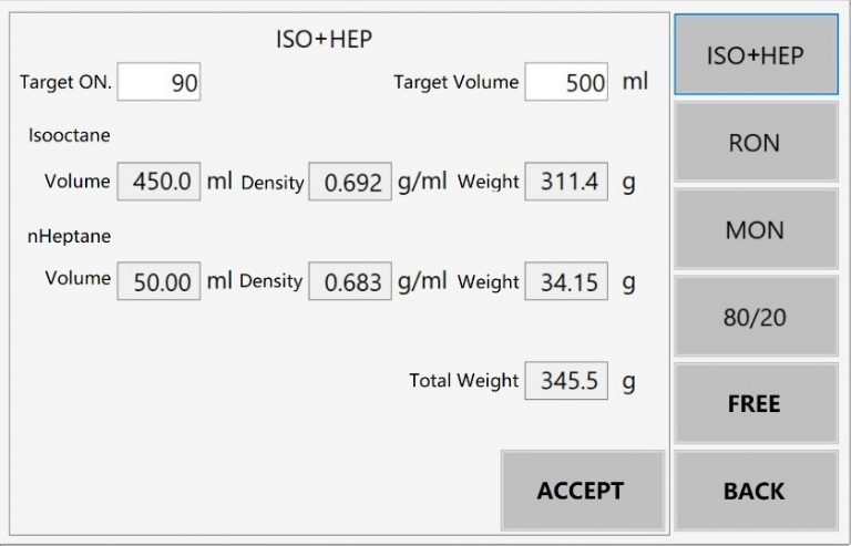 Automatic Reference Fuel Blender-How to Prepare Octane Blends?